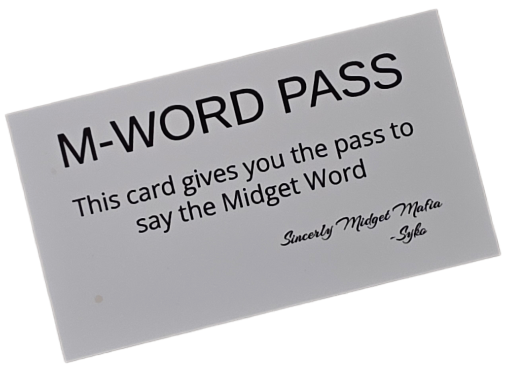 M-Word Pass – Midget Mall
